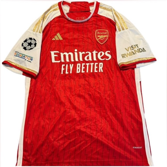 adidas | Shirts | 2324 Arsenal Ucl Home Kit Martin Odegaard Soccer ...